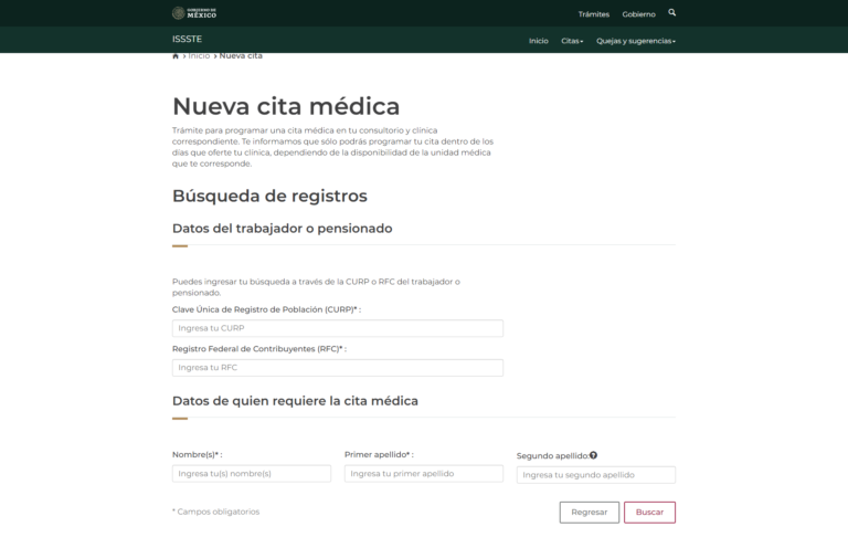 Cita médica Issste Salamanca