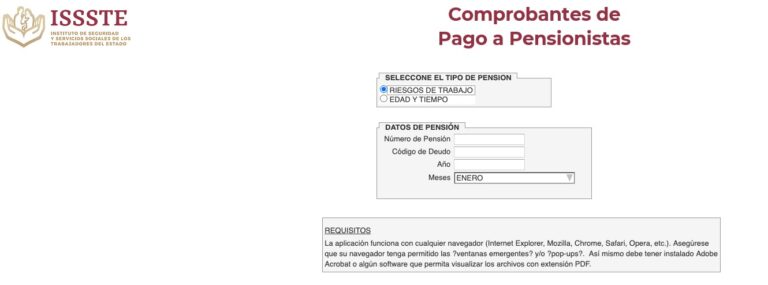 Cómo descargar Talones de Pago ISSSTE para pensionados en 2025 - Citas Issste